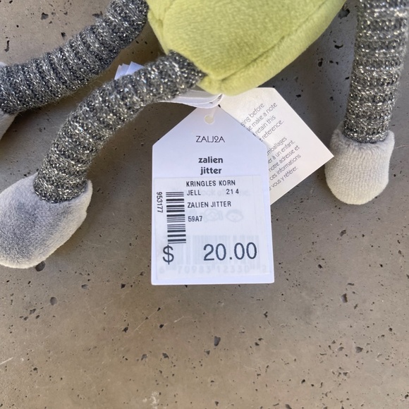 Jellycat | Toys | Jellycat Zalien Jitter Plush Toy | Poshmark